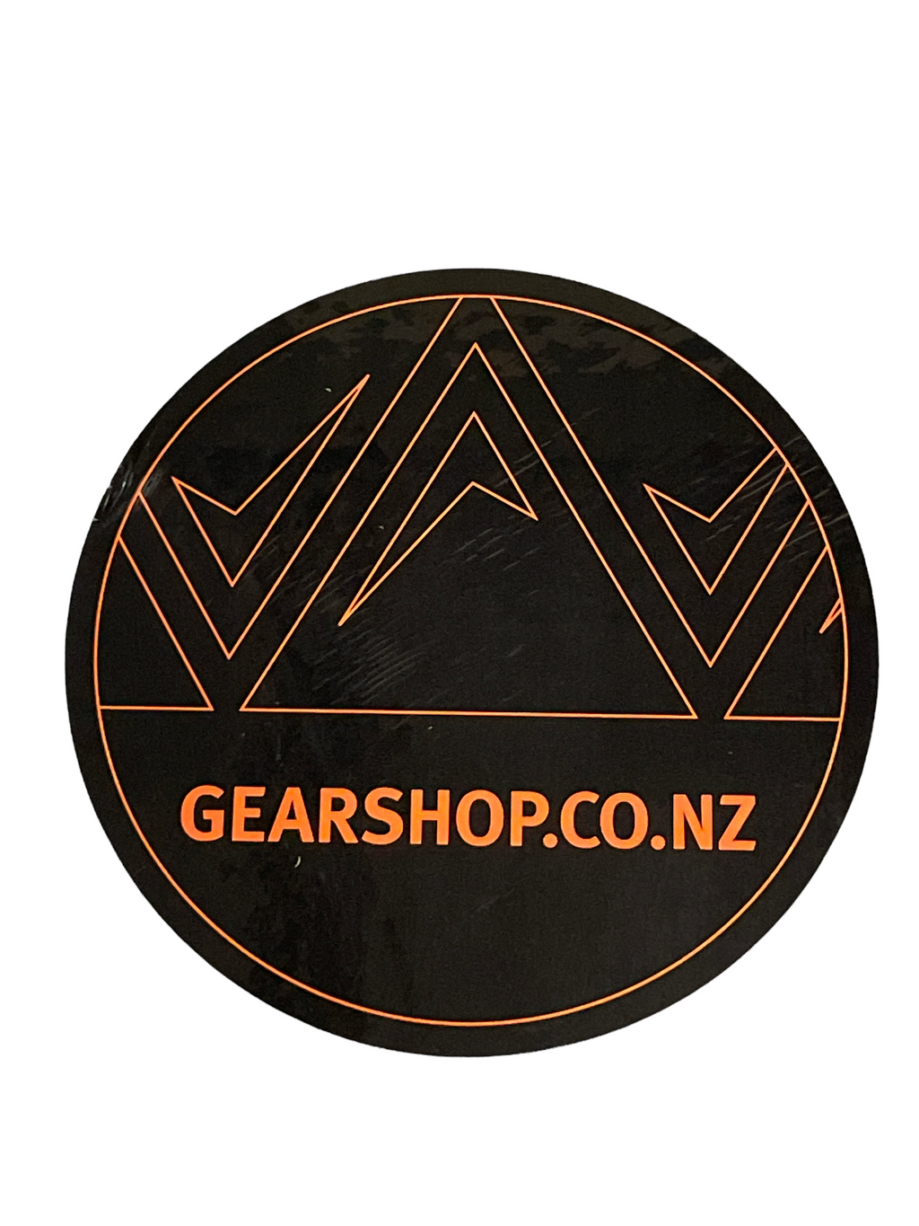 Gearshop 80mm Mountain Logo Sticker | Gearshop NZ