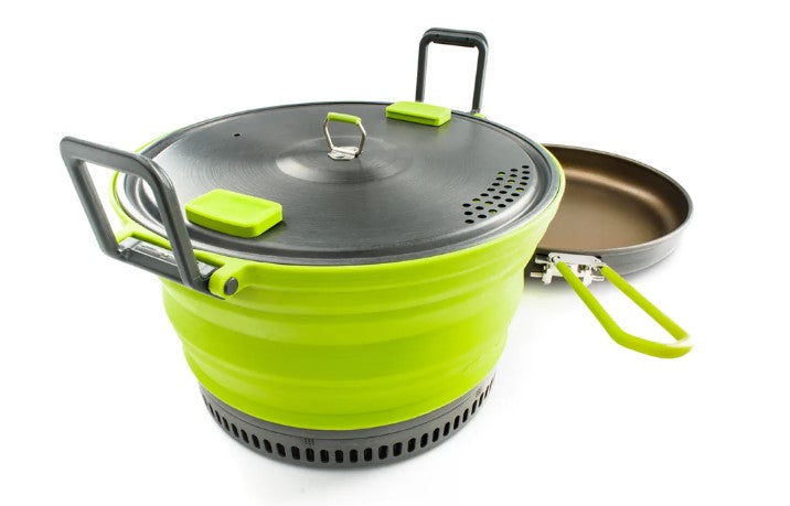 GSI Escape 3L Pot + Frypan - Green | Gearshop NZ